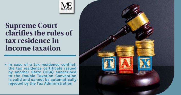 Supreme Court clarifies the rules of tax residence in income taxation ...